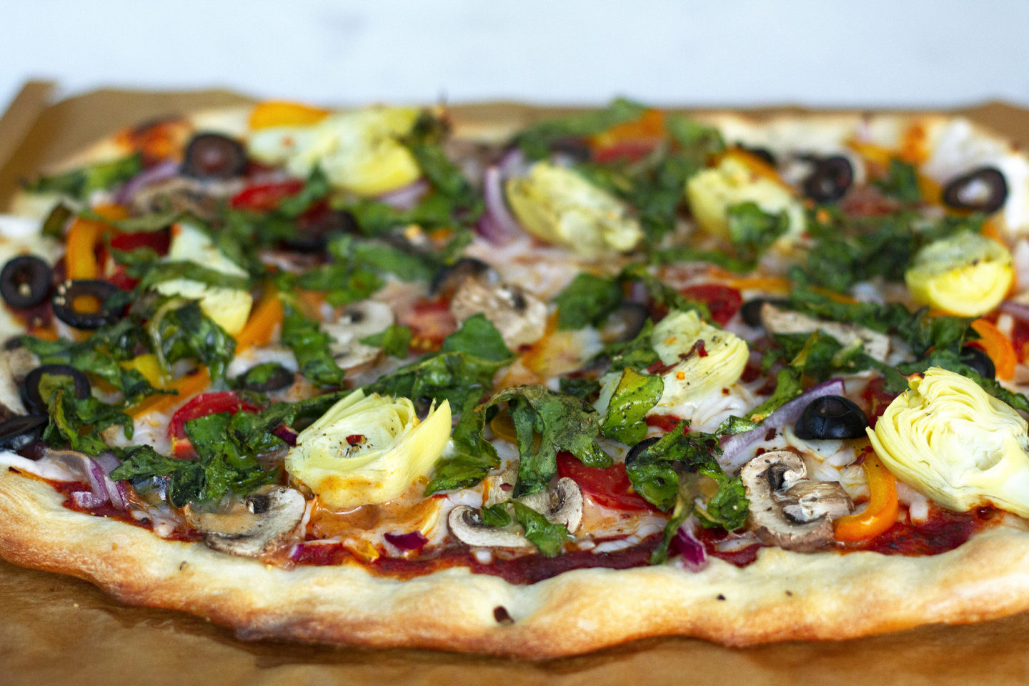 Loaded Veggie Pizza – Another Vegan Food Blog