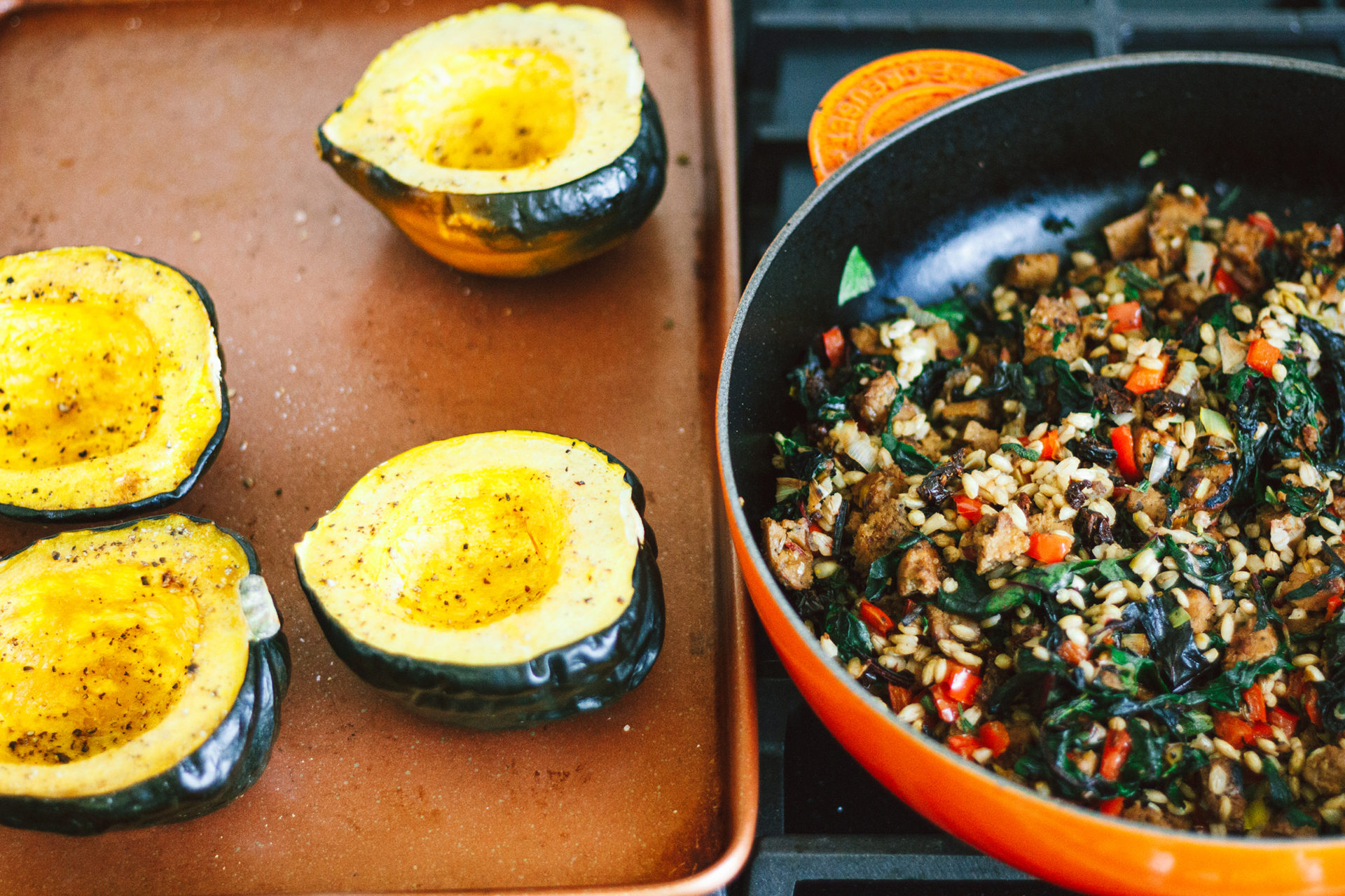 Stuffed Acorn Squash – Another Vegan Food Blog