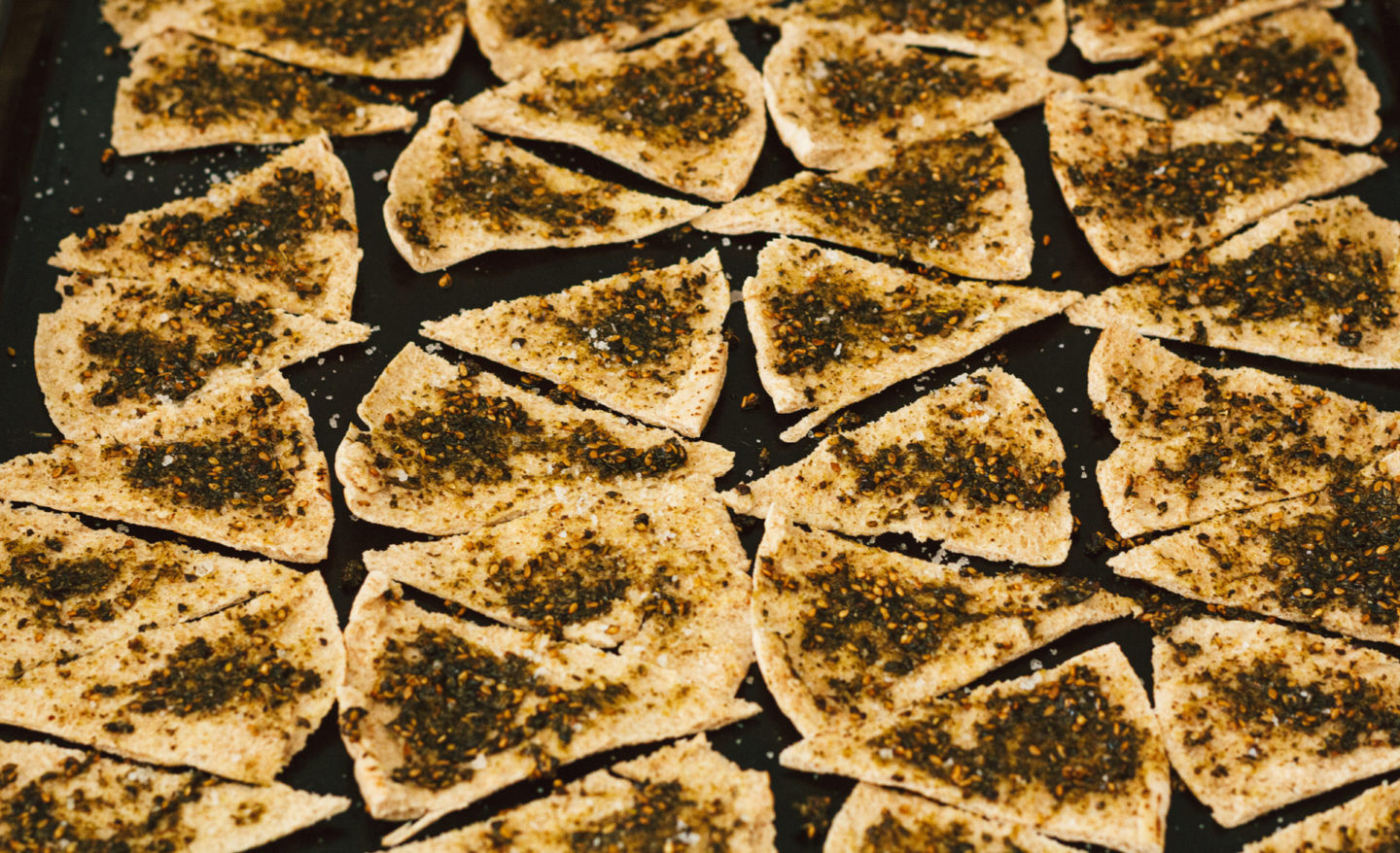Whole Wheat Za’atar Pita Chips – Another Vegan Food Blog